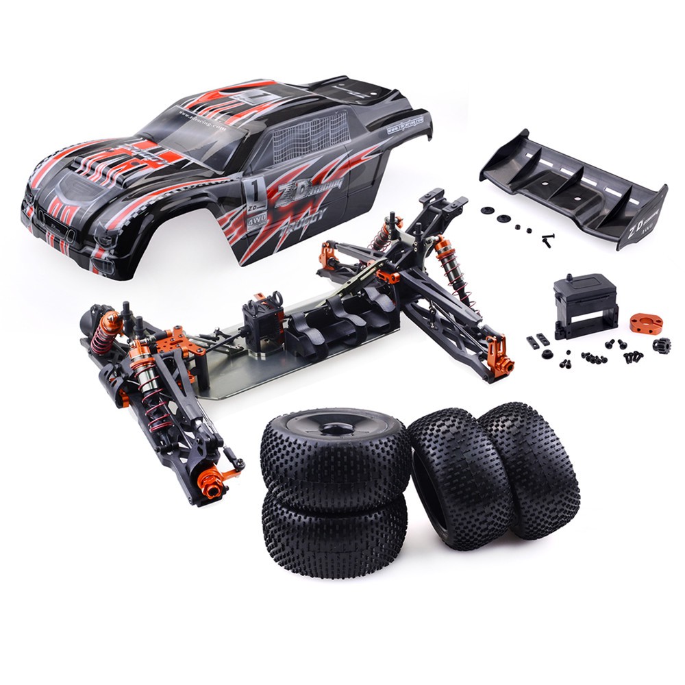 ชุดกรอบรถแข่งของเล่น zd racing 9021 - v 3 18 110 kmh 4wd brushless ...