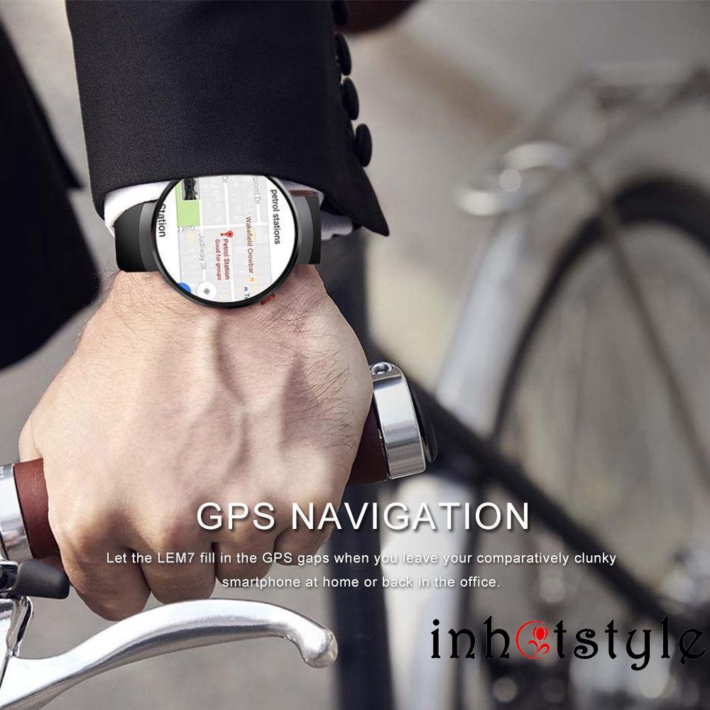 ty lemfo lem 7 นาฬิกาข้อมือ smart watch 4 g sim gps หน้าจอบอกอัตราการ ...