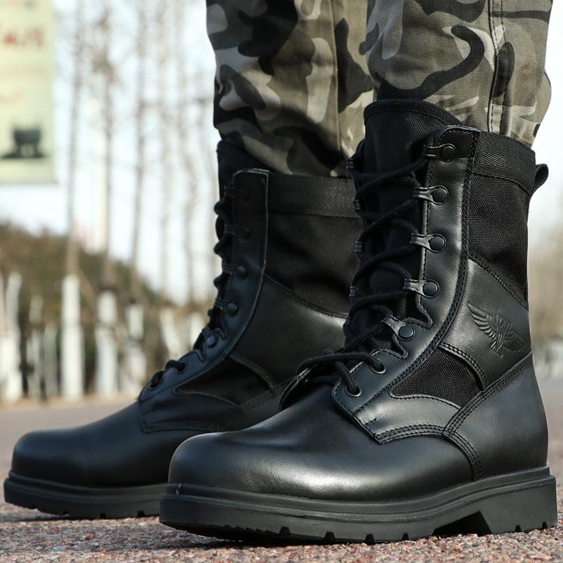 Please COD 06 Paratrooper Boots Leather Military Boots Mens Forces ...