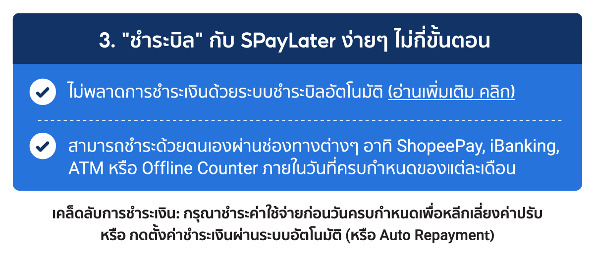 สินเชื่อ Shopee SPayLater | ผ่อนของ Shopee ช้อปก่อนจ่ายทีหลัง!