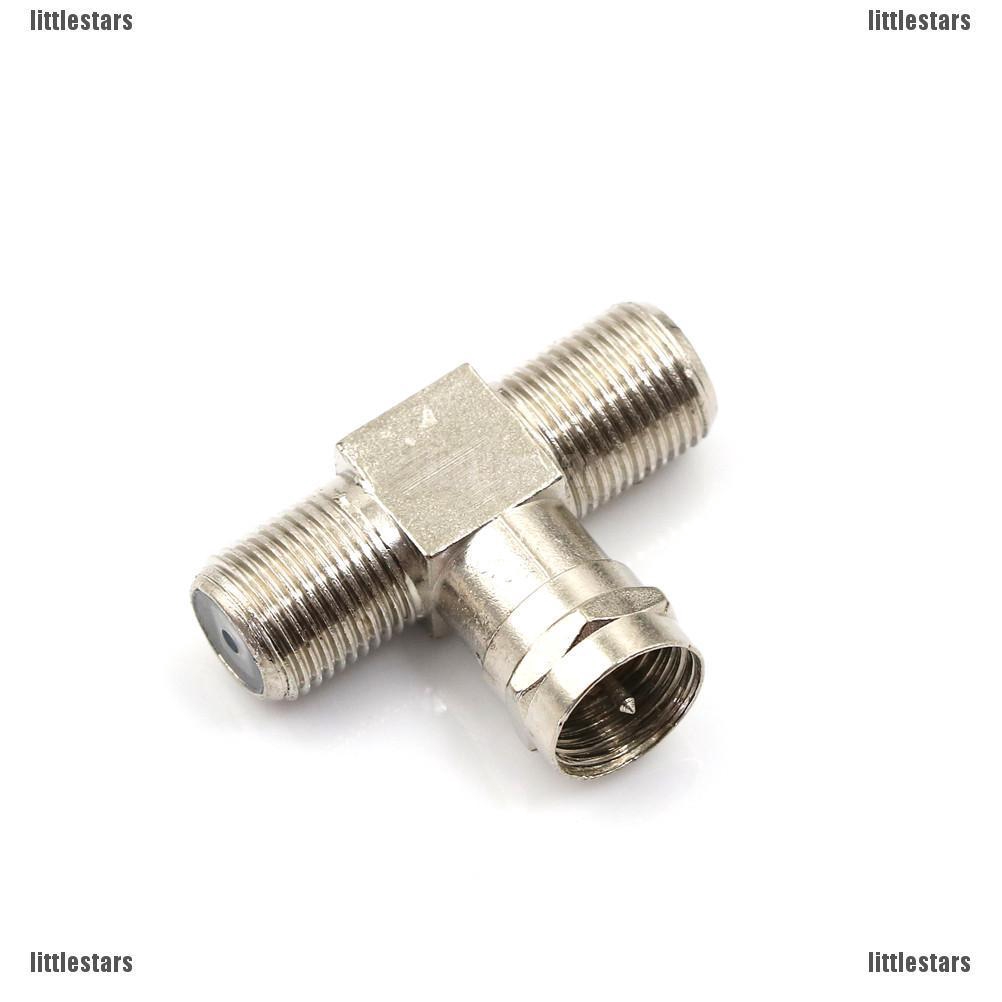 {LUV} Male to 2 Female 2 Way F-Type Splitter Combiner TV Virgin Cable ...