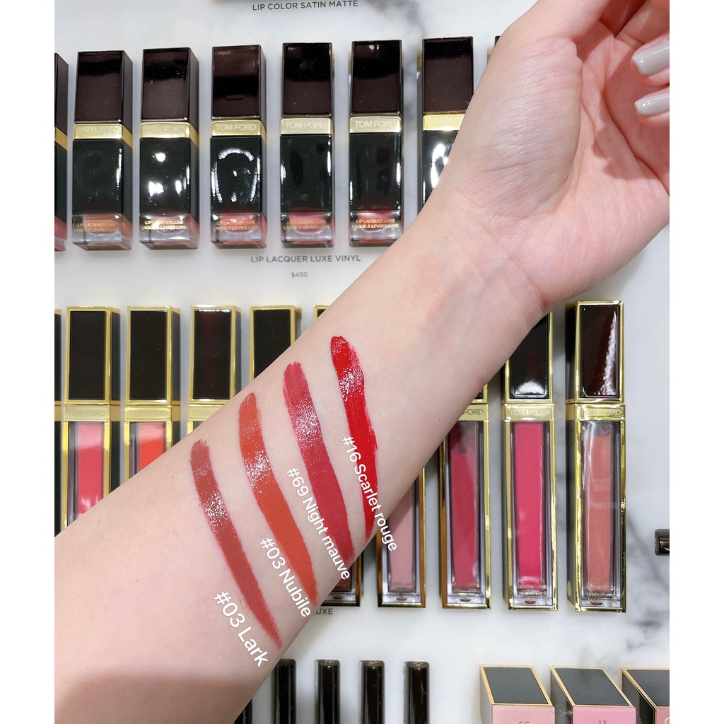 Tom Ford TF Lip Gloss Lip Lacquer Luxe Matte 03 Lark 03 Nubile 6ml ...