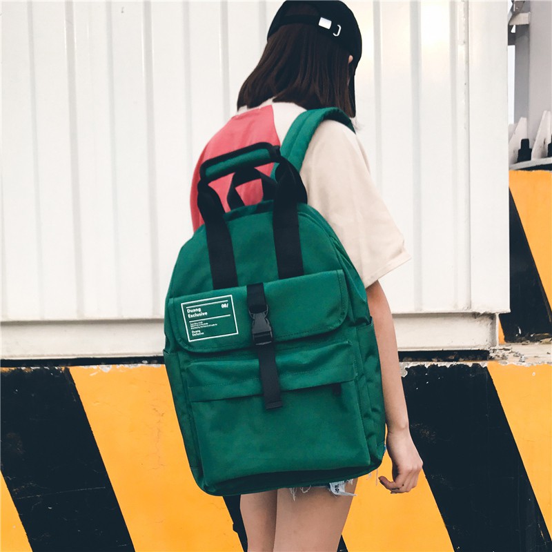 2018 Top 2 Way Carry Korean Fashion Ready College Travel Backpack ...