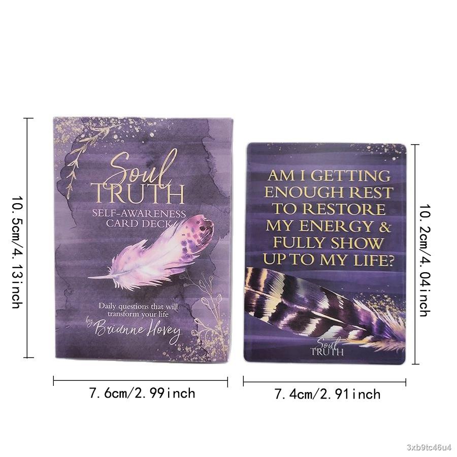 ดูดวง Soul Truth Oracle Cards Divination Fate Tarot English Version 56 Sheet Tarot Cards Deck ...