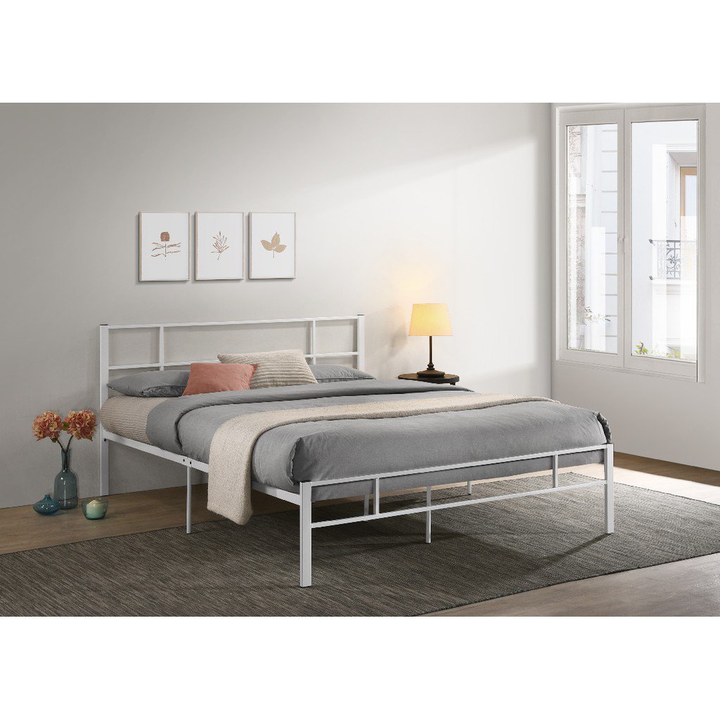 GIENA Queen Bed Frame/ Bed Frame Queen/ Double Bed/ Katil Queen/ Katil ...