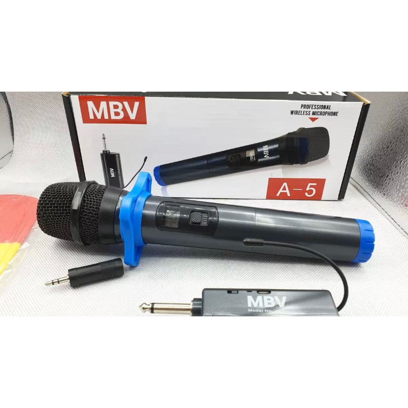 MBV A-5 (ไมค์เดี่ยว) / A-55 (ไมค์คู่ )ไมโครโฟน ไมค์ไร้สาย ไมค์ลอย ไมค์ร้องเพลง ประชุม พูด เสียง ...