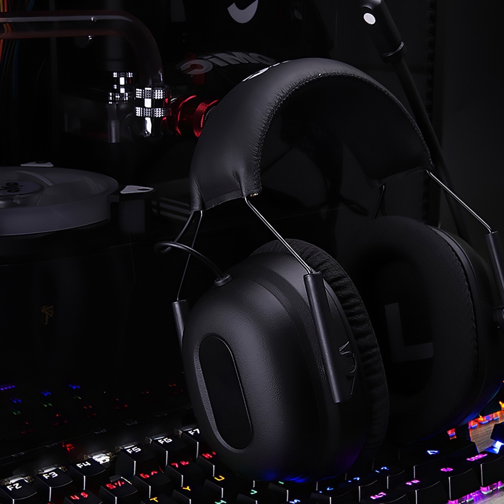 หูฟังrofession Gaming Headset Builtin Virtual 7.1 Channel Headhone fit ...