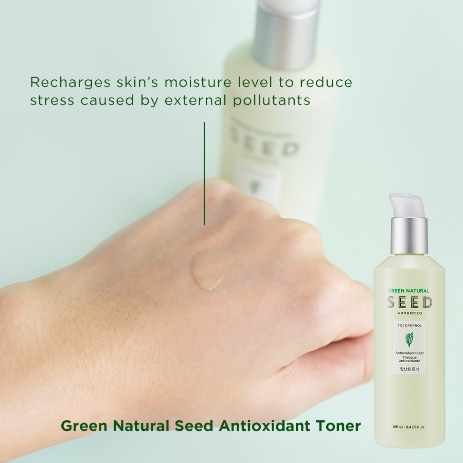 THE FACE SHOP GREEN NATURAL SEED ANTIOXIDANT TONER - thefaceshop ...