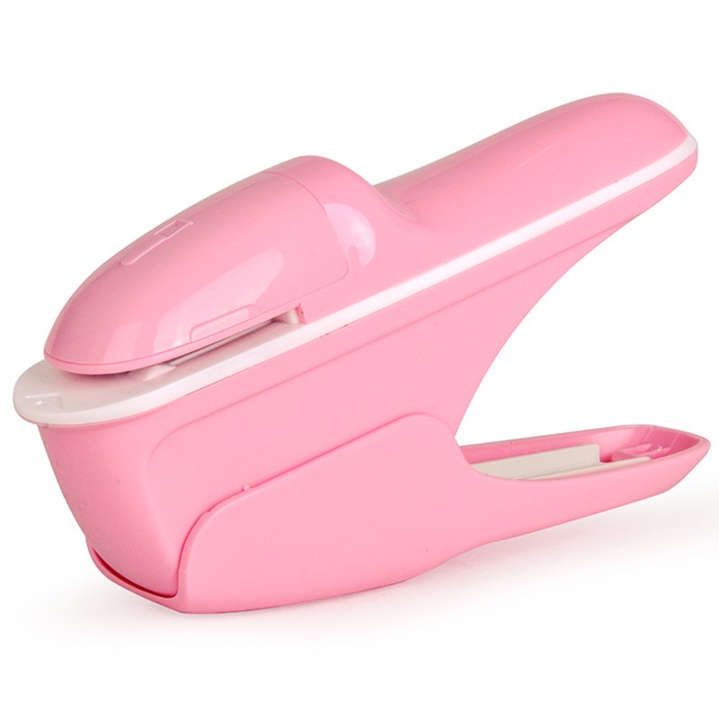 No Staples Nail Free Stapler Mini Paper Book Binding Stapling Machine ...