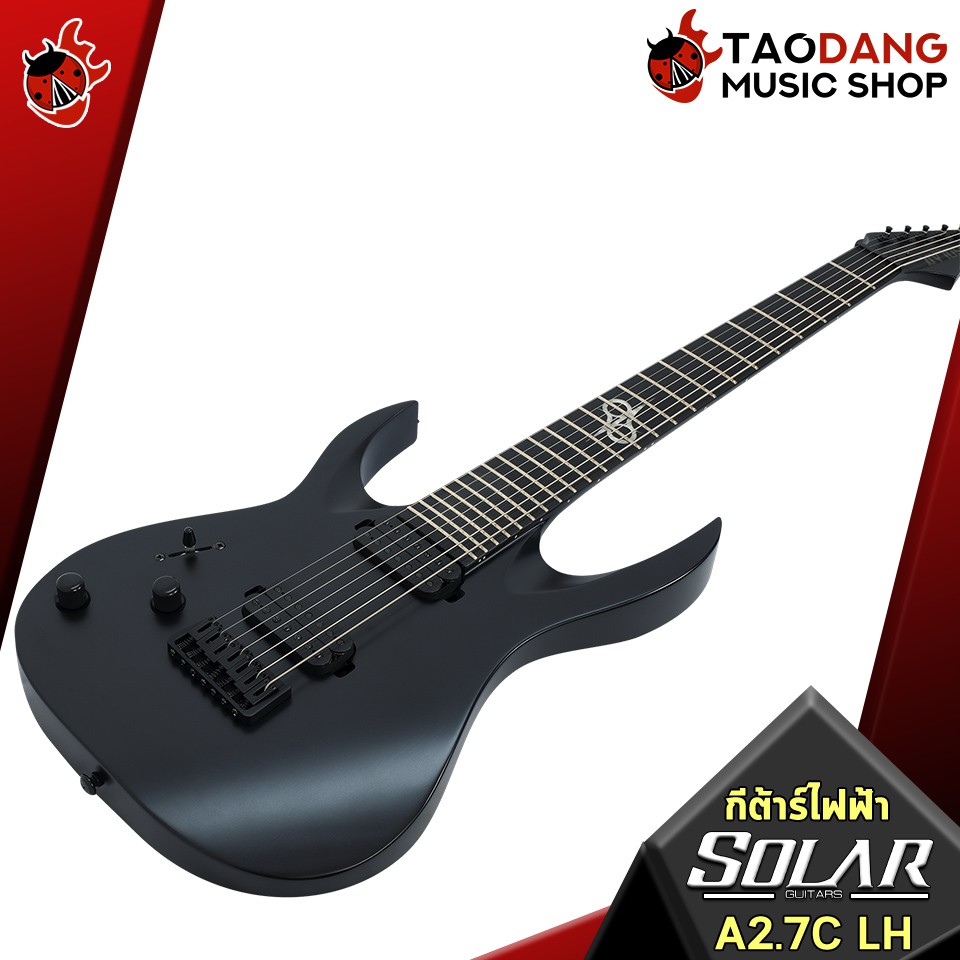 กีต้าร์ไฟฟ้า Solar A2.7C LH 7 Strings สำหรับคนถนัดซ้าย เสียงดุดัน พร้อม ...