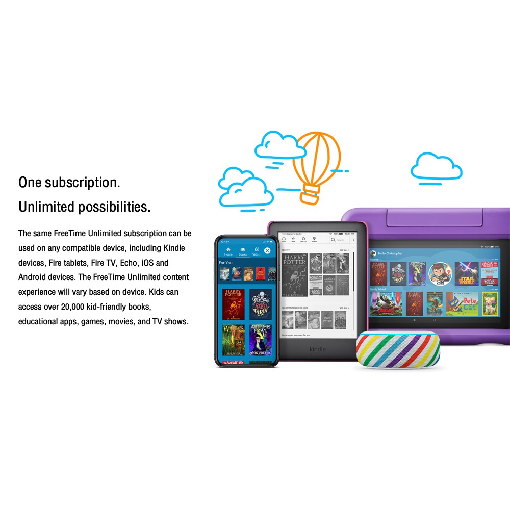 Amazon Kindle Kids eBooks Reader (10th Gen 2019) 8GB Wi-Fi หน้าจอขนาด 6 ...