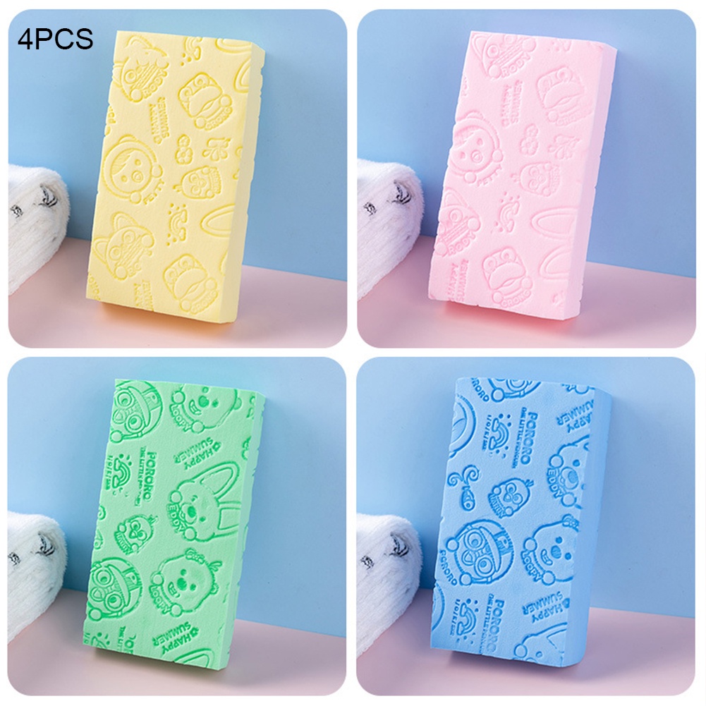 4pcs Reusable Soft Comfortable Remover Home Use Dead Skin Spa Scrub