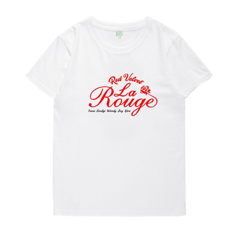 Kpop Red Velvet T-Shirt La Rouge Concerts Tee Loose Shirt for Men and ...
