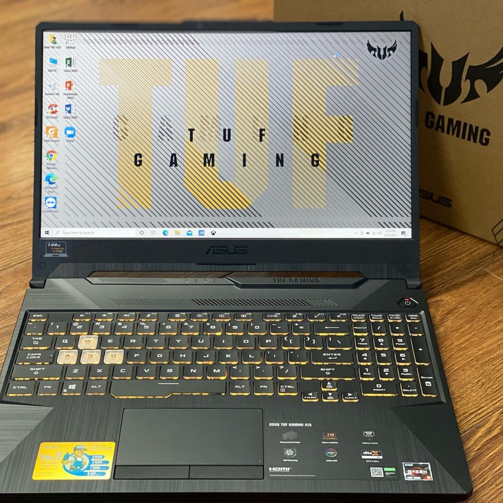 Asus TUF Gaming A15 FX506IV-AL129T 15.6In FHD IPS 144Hz, Ryzen 9 4900H, 8GB RAM, 1TB HDD+512GB ...