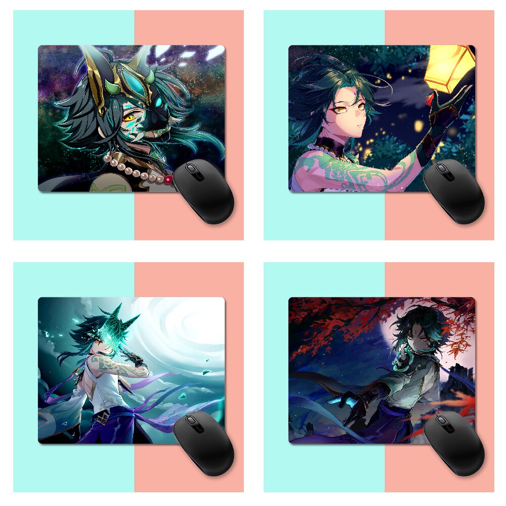 แผ่นรองเมาส์ Genshin Impact Xiao Game Gaming Mouse Pad PC Mousepad Game ...