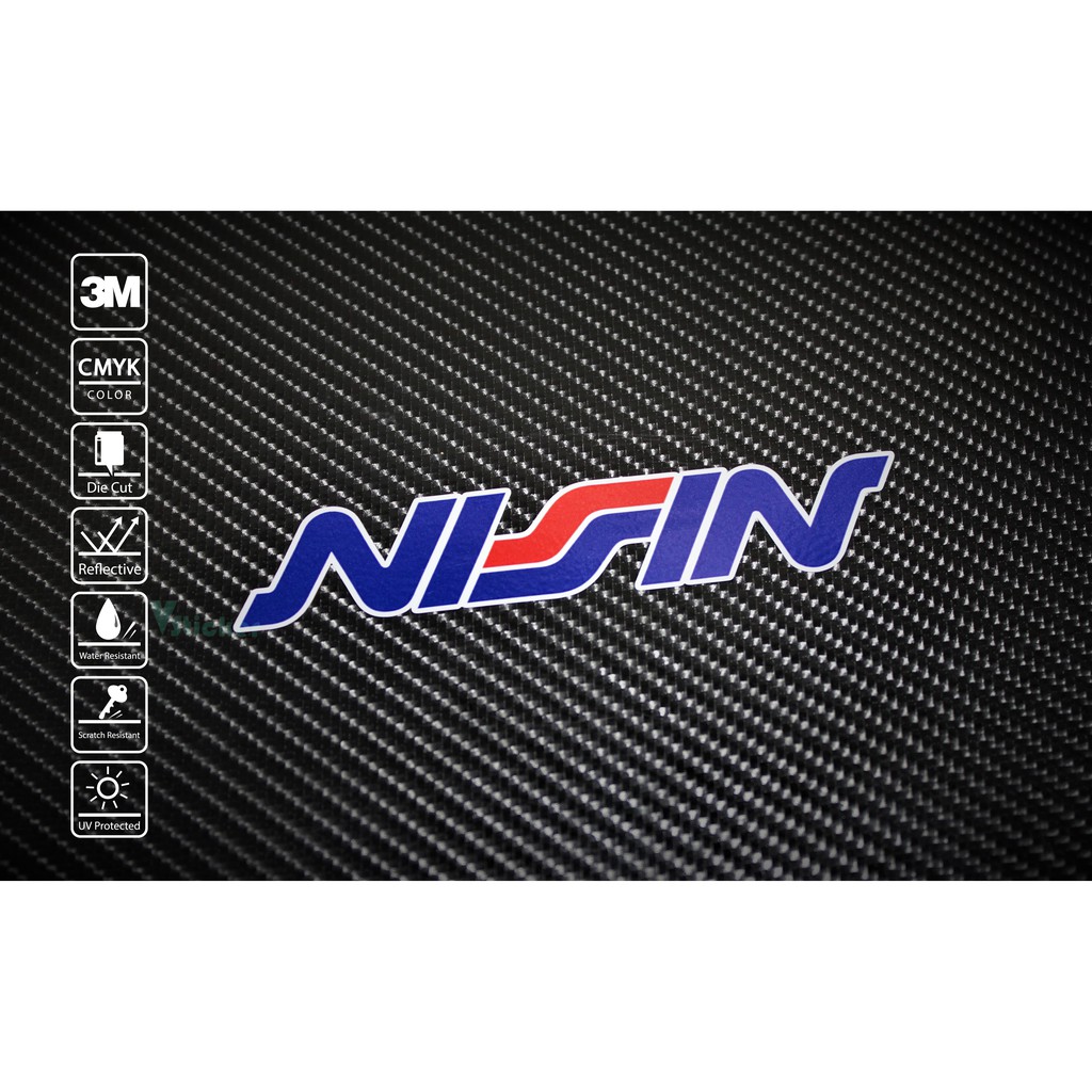 สติ๊กเกอร์ มอเตอร์ไซค์ Sticker Nisin 137 | Shopee Thailand