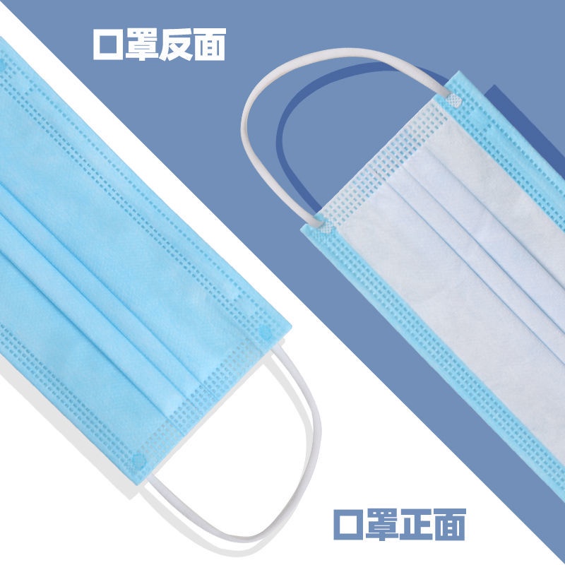 Individual packaging] Medical surgical masks three-layer protection ...