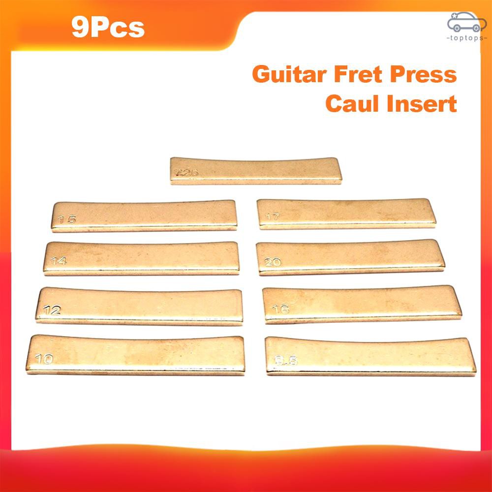 Fret Press Tool for Guitar and Bass with fret press insert Electric Guitar Repair Tool - arutoxa ...