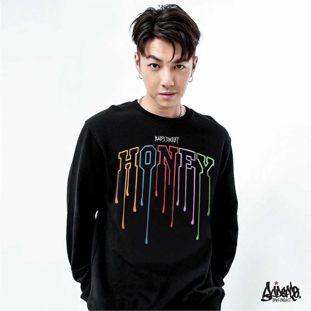 10.10. SALE เสื้อแขนยาว (Long) รุ่น Honey Sucker Death Black Zeta Bad ...