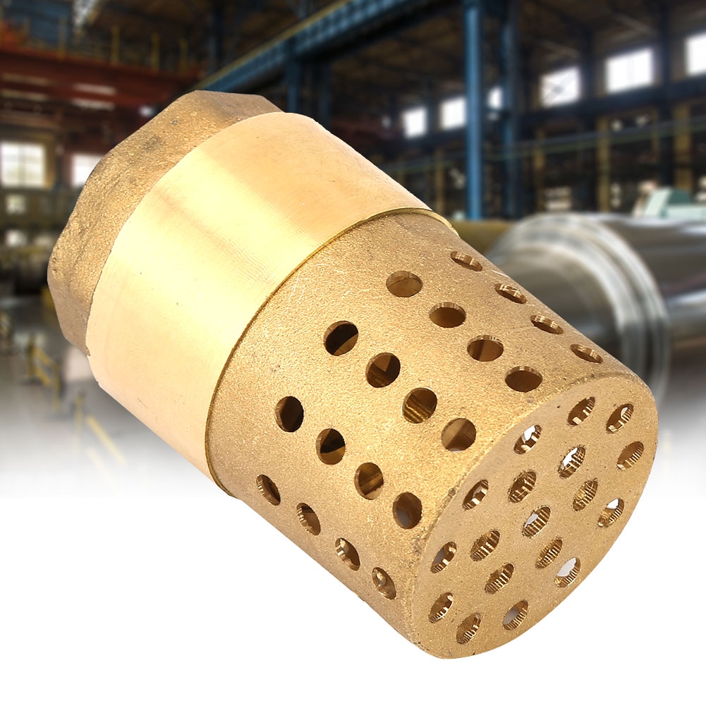 Brass One Way Female Thread Foot Valve Mesh Check Valve with Holes ...