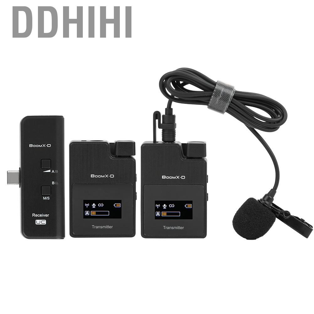 Ddhi Annjo Comica Boomx - D Uc2 2 . 4 G ไมโครโฟนไร้สายสําหรับ Two Mic ...