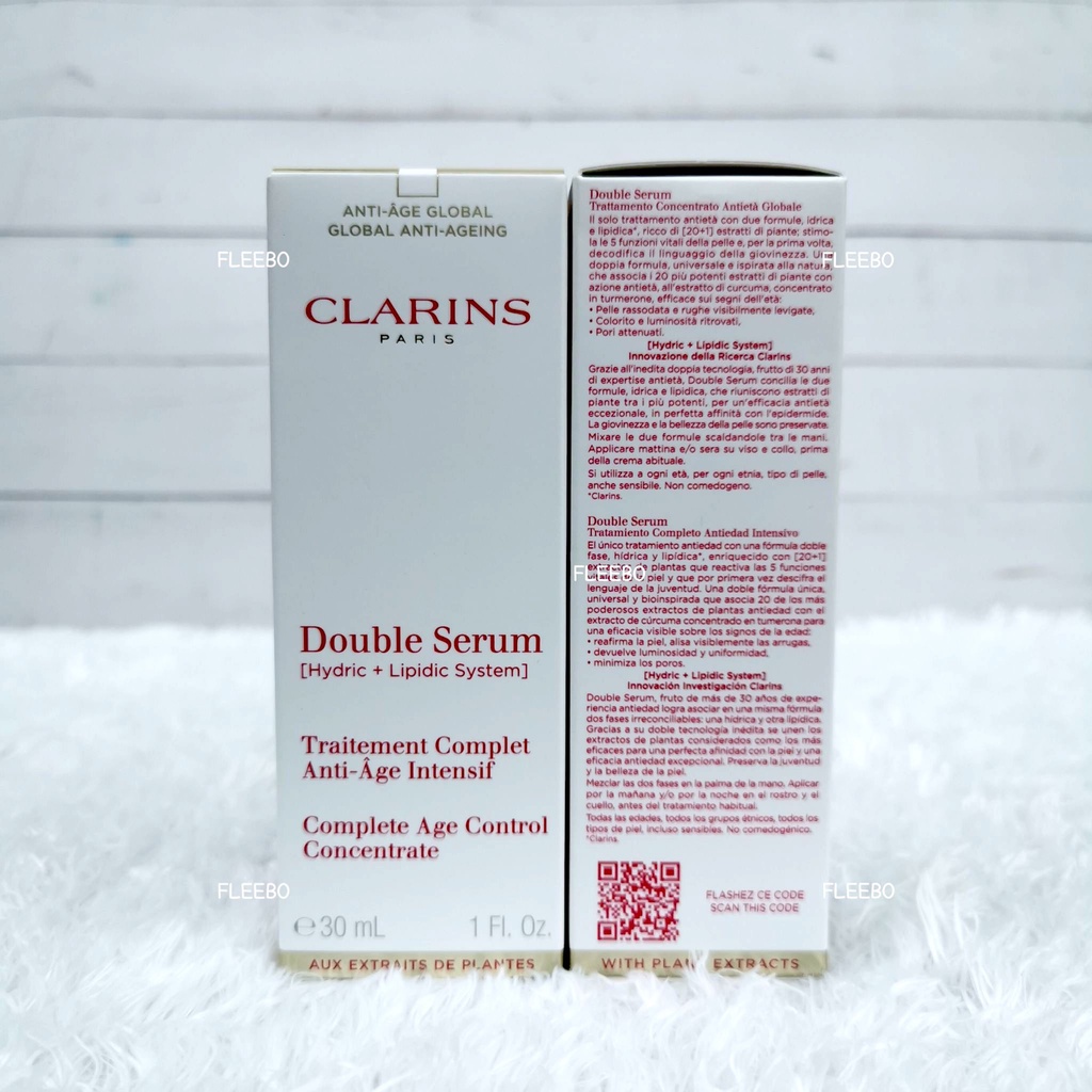 พร้อมส่ง ผลิตปี 2022 Clarins Double Serum Complete Age Control Concentrate 30ml 50ml (ไม่แท้คืน ...