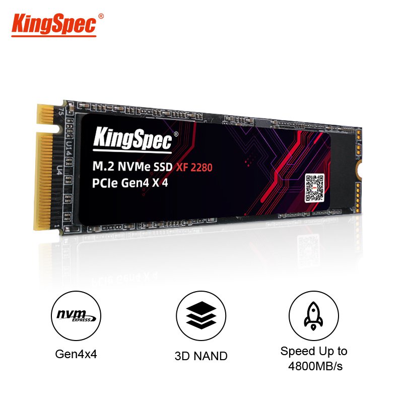พร้อมส่งKingSpec ฮาร์ดดิสก์ไดรฟ์ภายใน Ssd M.2 NVME 512GB 1TB Ssd M2 2280 PCIe 4.0 SD Nmve Gen4 ...
