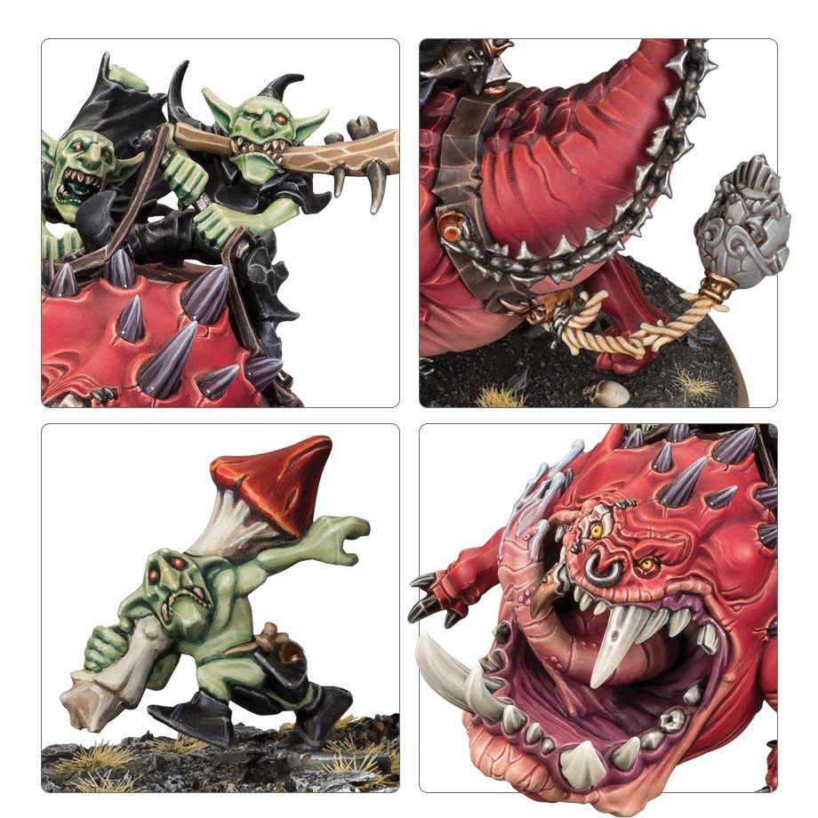 GWพร้อมส่ง Warhammer AoS GLOOMSPITE GITZLOONBOSS MANGLER SQUIGS ...