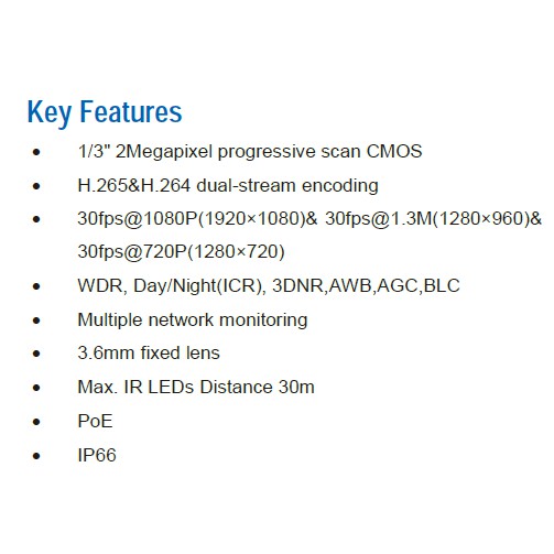 กล้องวงจรปิด Panasonic CCTV FULL HD IP Camera Outdoor รุ่น K-EF235L03E ...