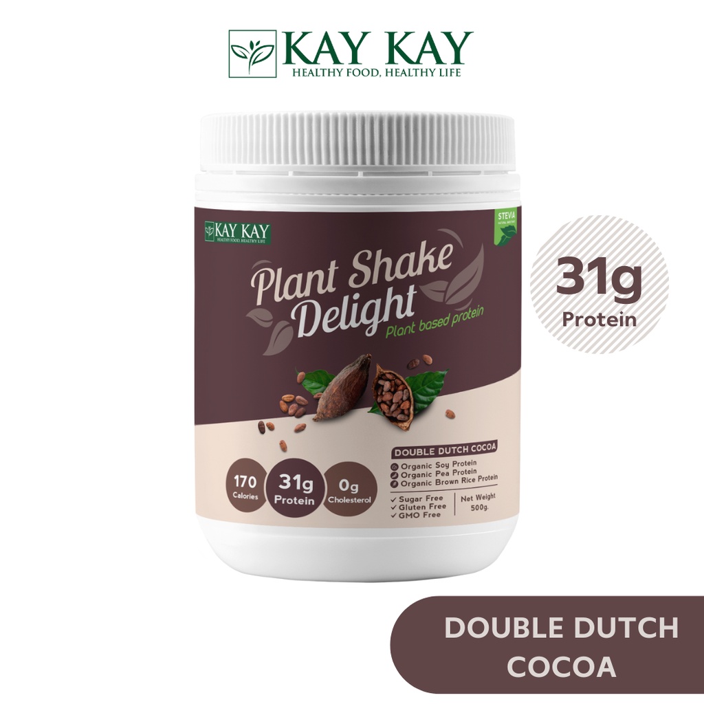 KAY KAY Plant Shake Delight Plant Based Protein โปรตีนจากพืช รสดับเบิ้ล ...