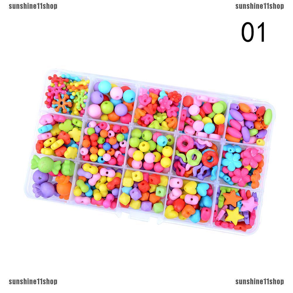 SS450 PiecesSet DIY Colorful Beads Bracelet Kids Personalized Jigsaw ...