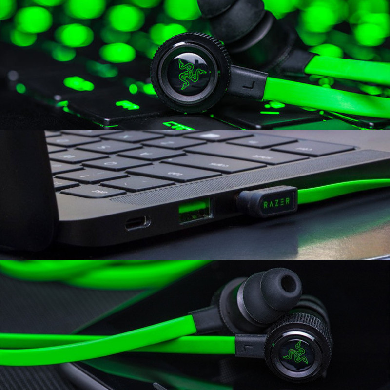 Razer Hammerhead Pro V2 Gaming Headphones Noise Isolation With HD Mic ...