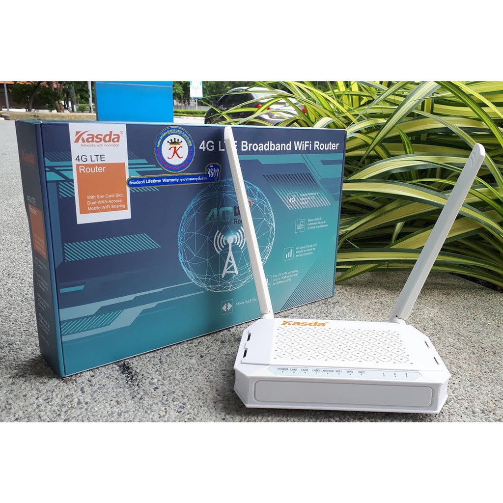 KASDA KW9621B 4G LTE Router เราเตอร์ใส่ซิมใช้ได้ทุกค่าย WiFi N300 ออกใบกำกับภาษีได้ - rsj3a98l4s ...