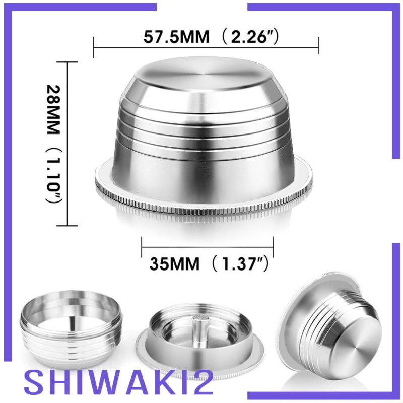 Reusable Coffee Capsule Filter Espresso Machines Parts for ENV150 ...