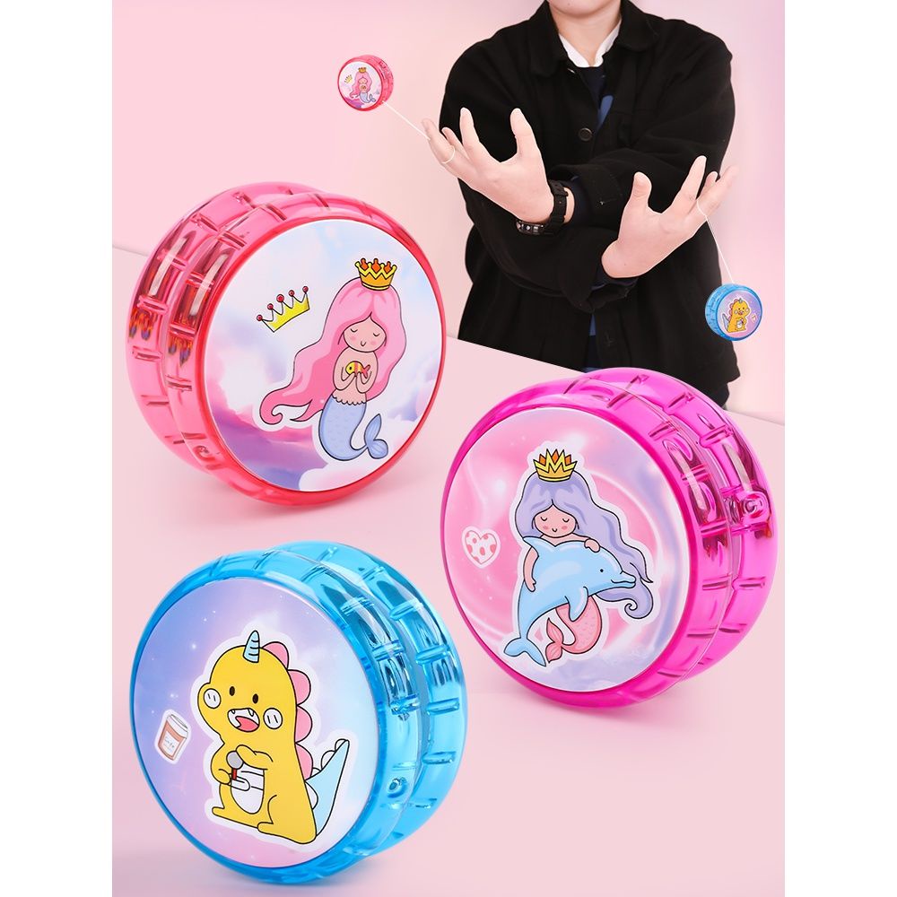 ♠[ผลิตภัณฑ์ใหม่] luminous yo-yo children creative flashing toy yo-yo ...