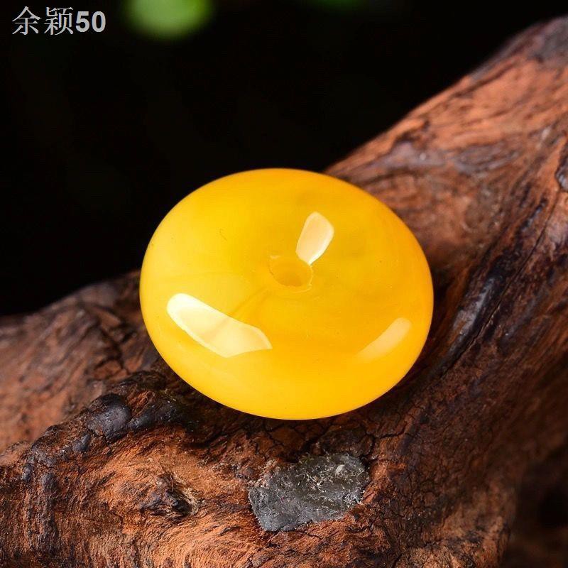 ﹍♣Run Teng Jewelry, Amber and Beeswax Chicken Butter Yellow Beeswax ...