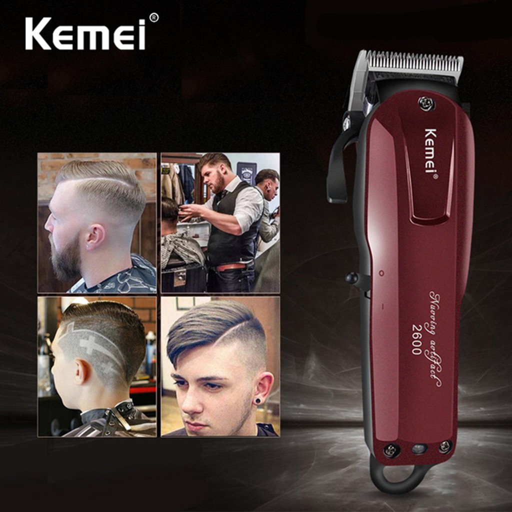 Kemei Electric Cutting Razor Rechargeable Shaver Portable Beard Trimmer ...