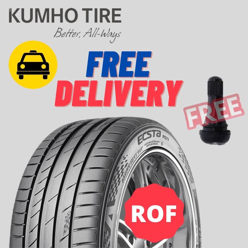 ยางรันแฟลต (ROF) KUMHO ลาย PS71 | Shopee Thailand