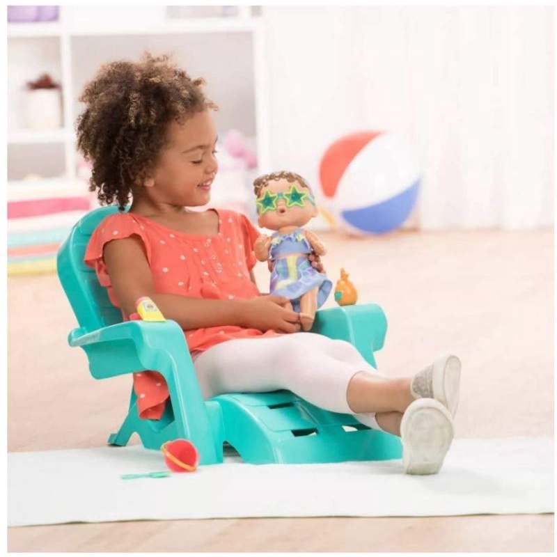 Baby Alive Sun n Sand Baby Brown Hair Doll with Beach Outfit and 5 ...