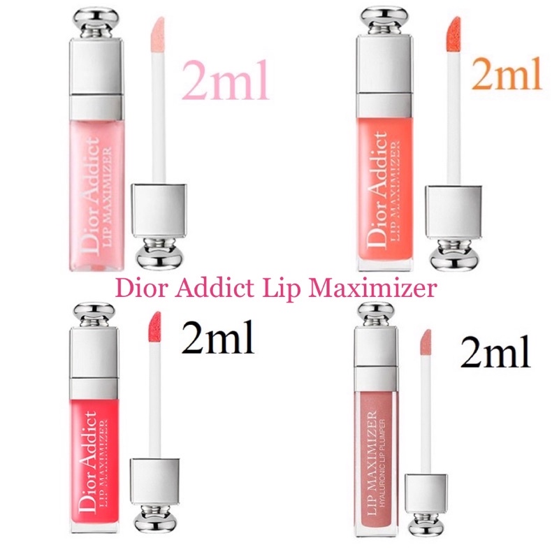 แท้เคาน์เตอร์ ลิปกลอสตัวดังขายดี Dior Addict Lip Maximizer Active Lip Gloss 2ml. มีหลายเฉด ...