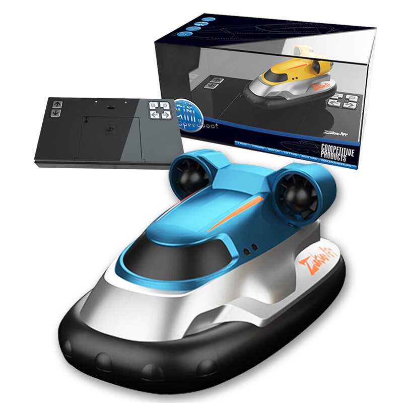 MINI RC Hovercraft Seed 2.4G RC Boat For Kid Boys Outdoor RC Models Toys Remote Control 2 Mode ...