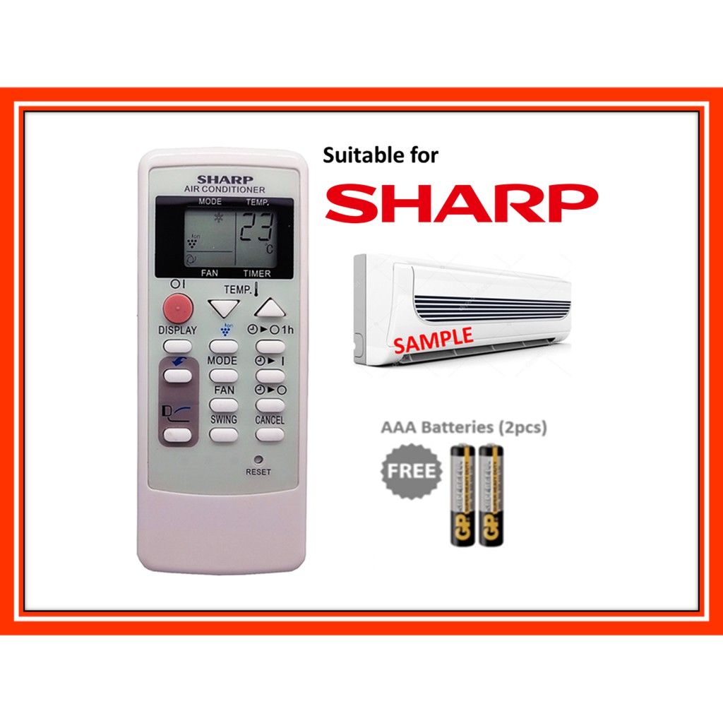 Replacement For Sharp 751 Air Cond Aircond Air Conditioner Remote ...