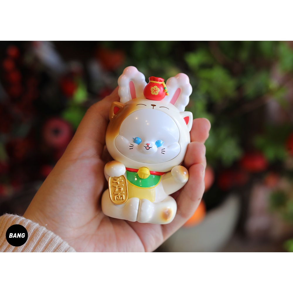 ปัง จุดเกาะปลาดาว Lucky Cat Bubble POPO Limited Tide Play ของขวัญปีใหม่ ...