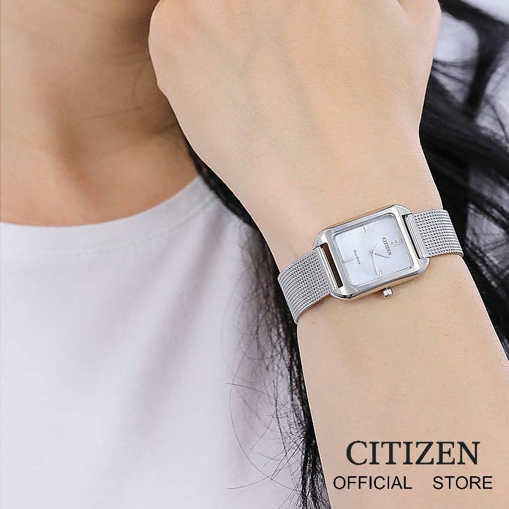 CITIZEN Eco-Drive EM0493-85P EM0491-81D Lady Watch ( นาฬิกาผู้หญิง ...
