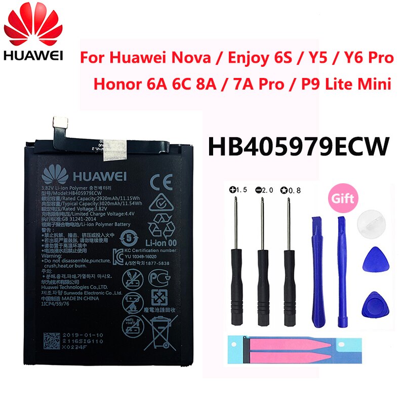 Orginal Huawei P9 P10 Honor 8 9 Lite 9i 5C HB366481ECW Enjoy Nova Mate ...