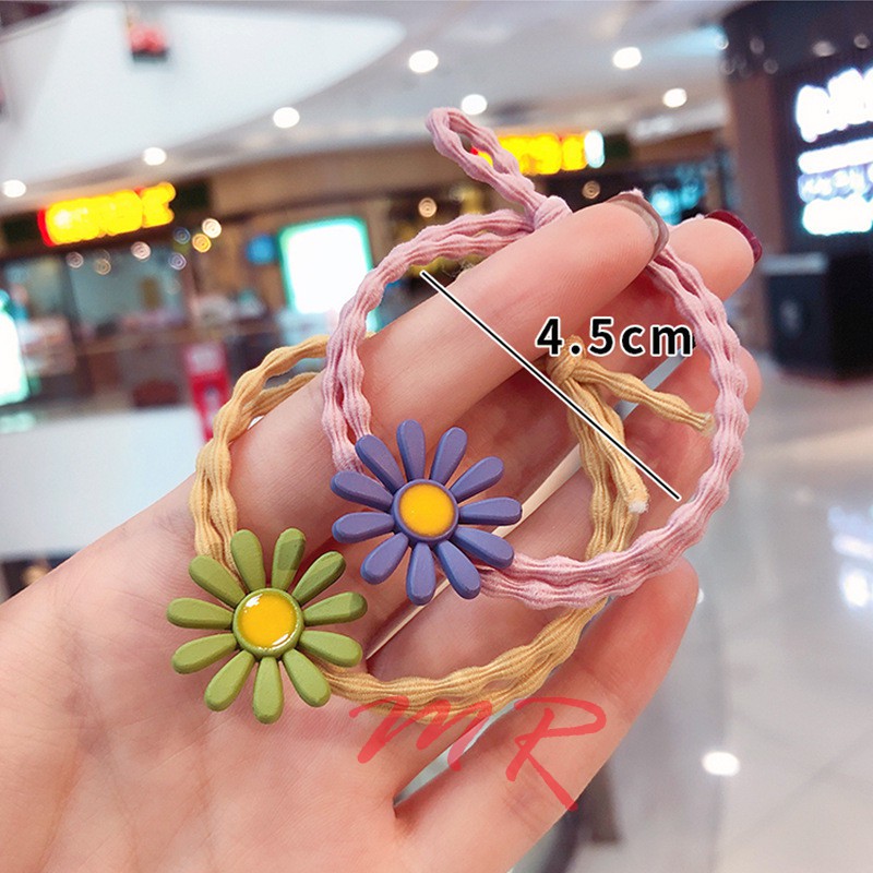 MR shopee ทุกสี1บาท ยางรัดผมลายดอกไม้ดอกเดซี่ สไตล์เกาหล - mr_bkk ...