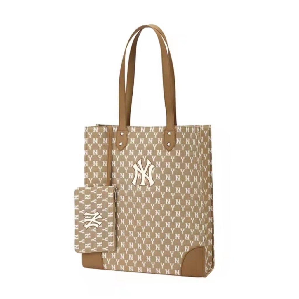 พร้อมส่ง ของแท้ MLB MONOGRAM SHOPPING BAG รุ่นใหม่ กระเป๋าทรงสี่เหลี่ยม ...