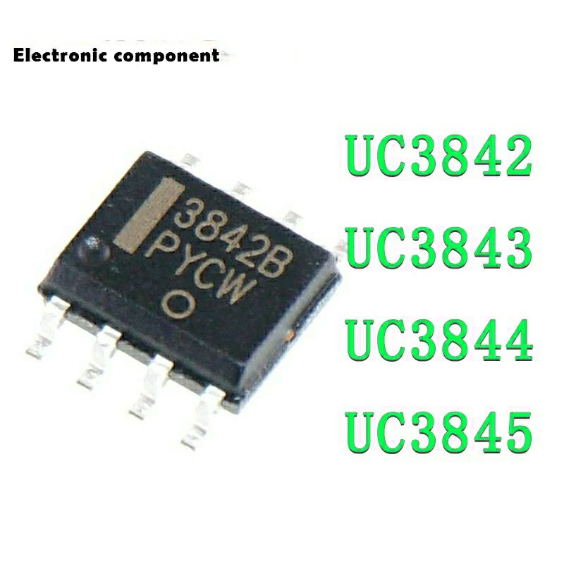 UC3845 UC3844 UC3843 UC3842 SOP-8 Current Type PWM Pulse Width Modulation Chip Power Control IC ...