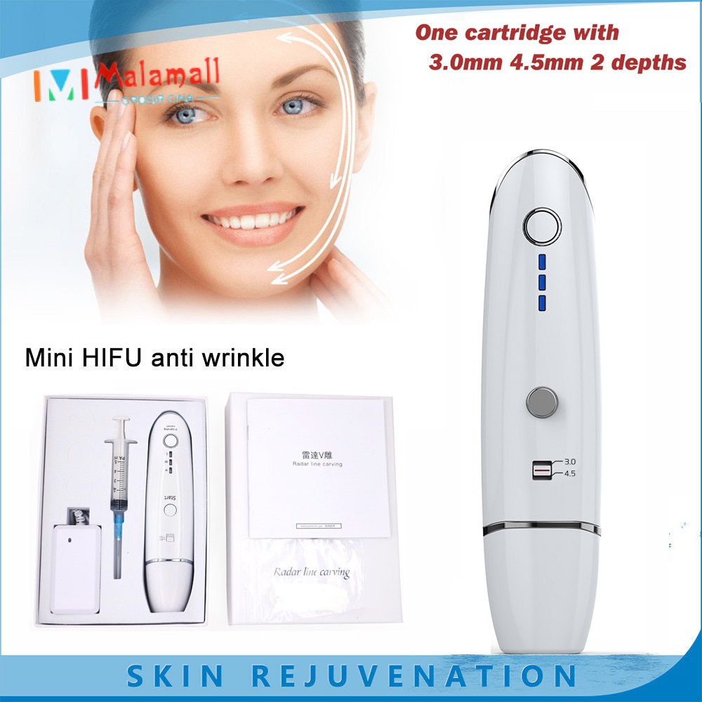 Mini Hifu Ultrasonic mechanical wave RF Radar line V carving Face ...