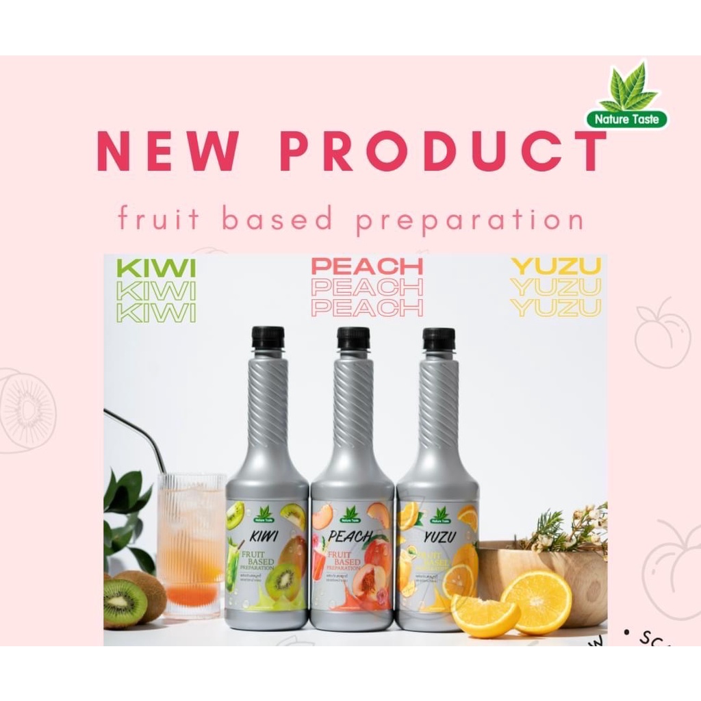 (แบบขวด) เนเจอร์เทส Nature Taste Fruit Based Preparation น้ำผลไม้ ...
